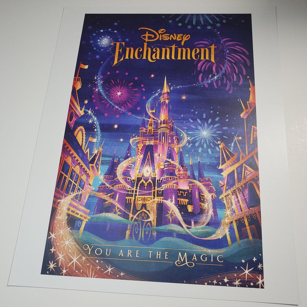 Disney Enchantment Poster Magic Kingdom Walt Disney World 11x14 ...