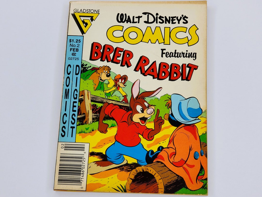 Walt Disney's Comics Digest Brer Rabbit Brer Bear Brer Fox Donald Duck ...