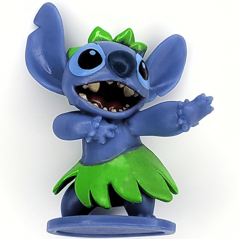 Lilo and Stitch Figures Disney Vinyl PVC Cake Topper Minifigs Miniature ...