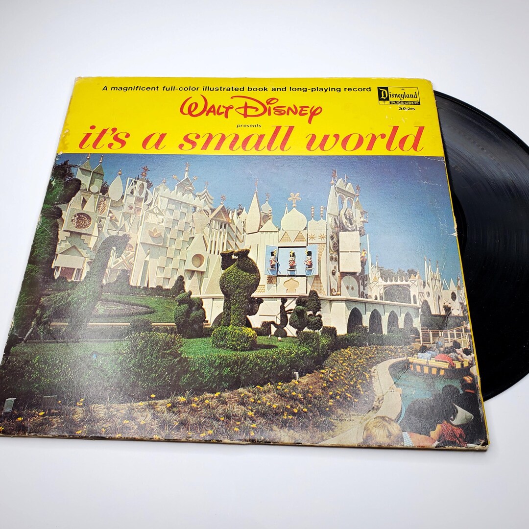 It's a Small World Record Storybook Disney Disneyland Records 33 LP ...
