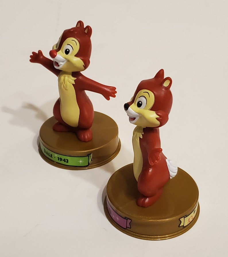 Chip N Dale Figurines Disney's 100 Years of Magic - Etsy