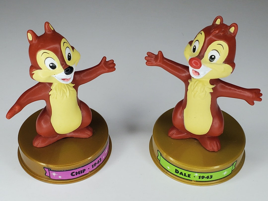 Chip N Dale Figurines Disney's 100 Years of Magic - Etsy