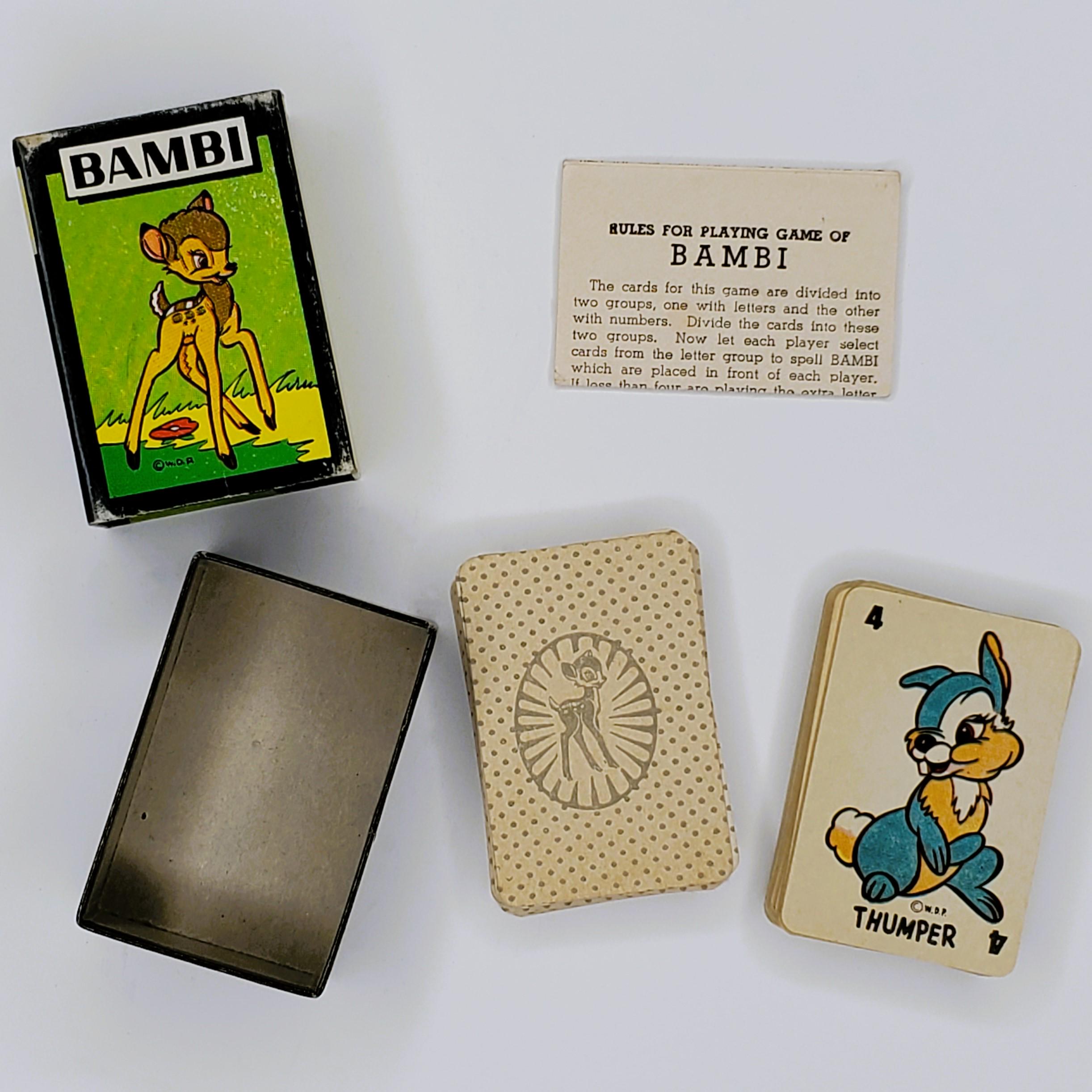 Vintage Disney Mini Card Games Complete Walt Disney Donald Duck Three ...
