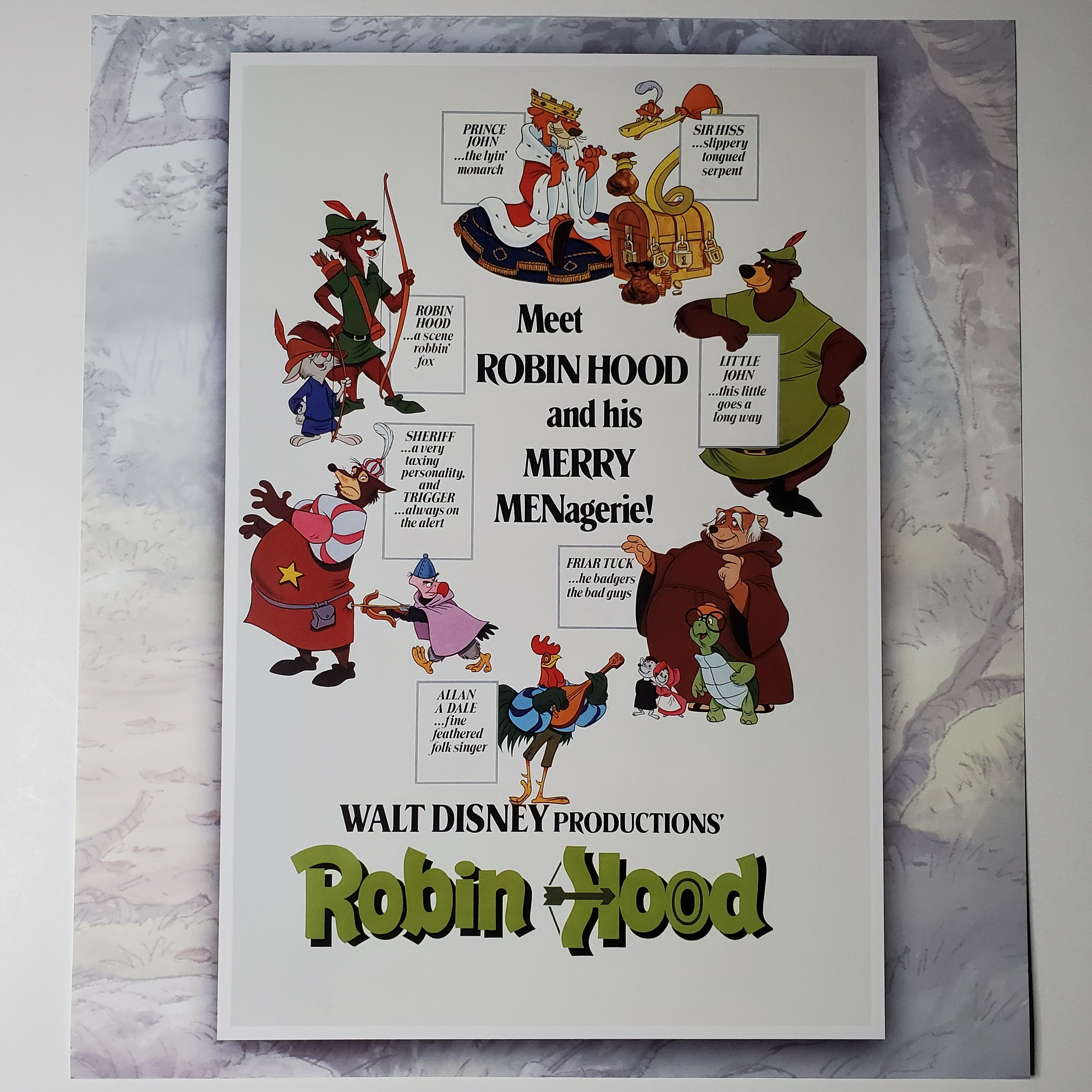 Disney Robin Hood Movie Poster