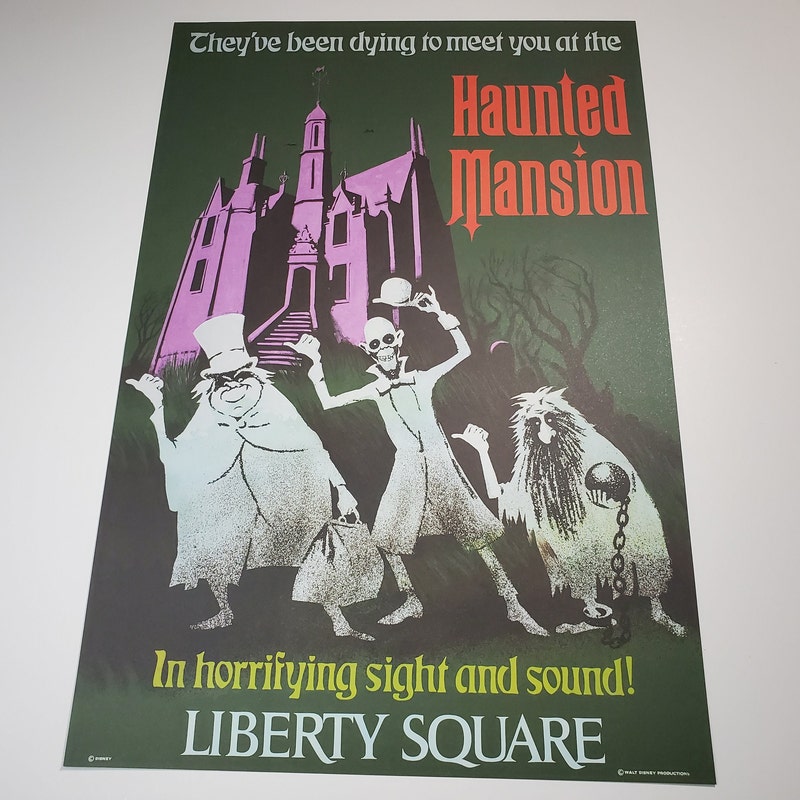 Haunted Mansion Poster - Etsy