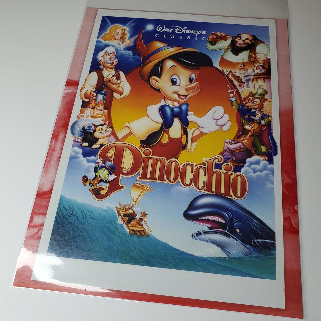 Pinocchio Mini Poster Authentic Disney One Sheet Movie Lithograph ...