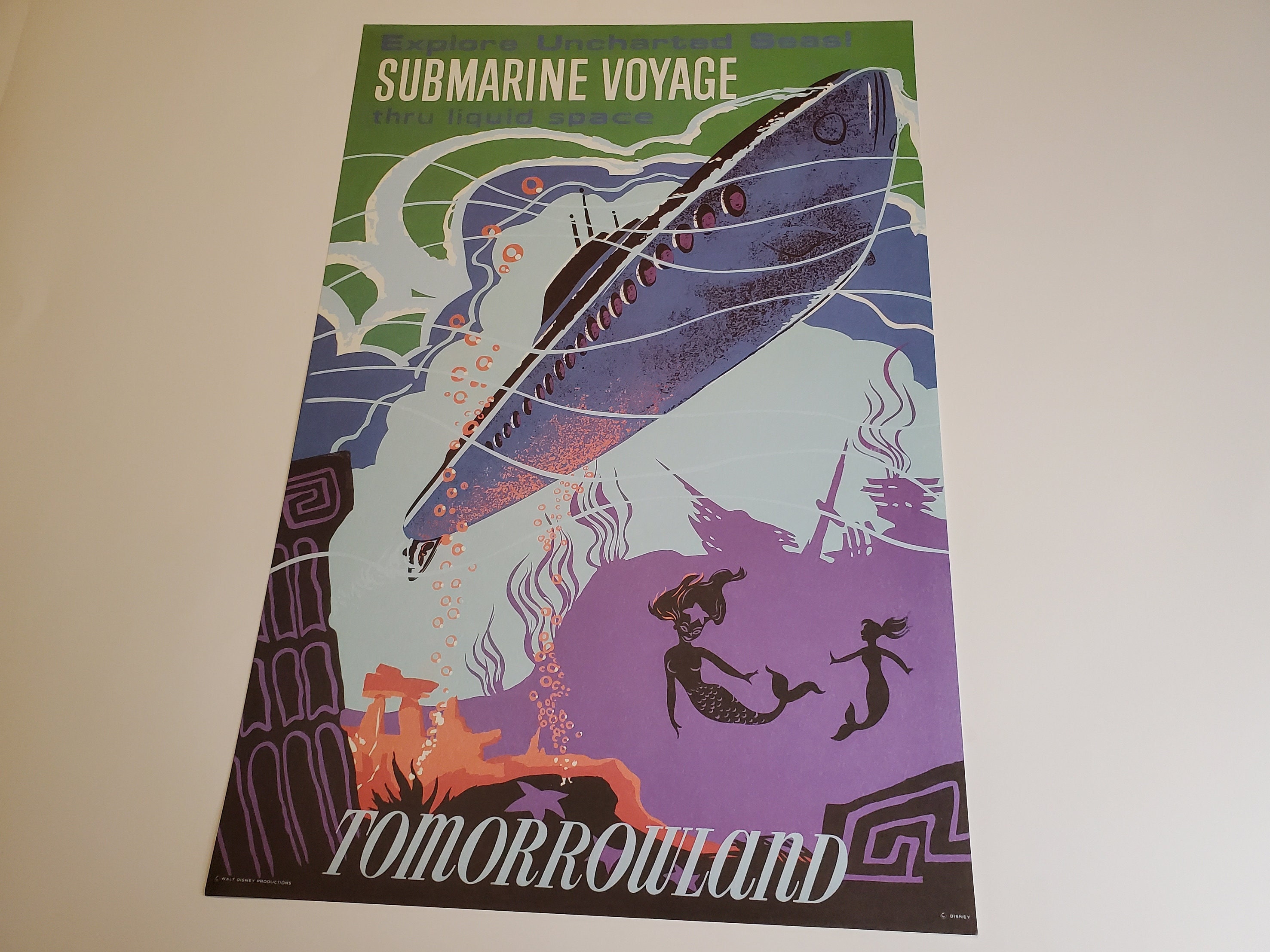 Finding Nemo Submarine Voyage Poster