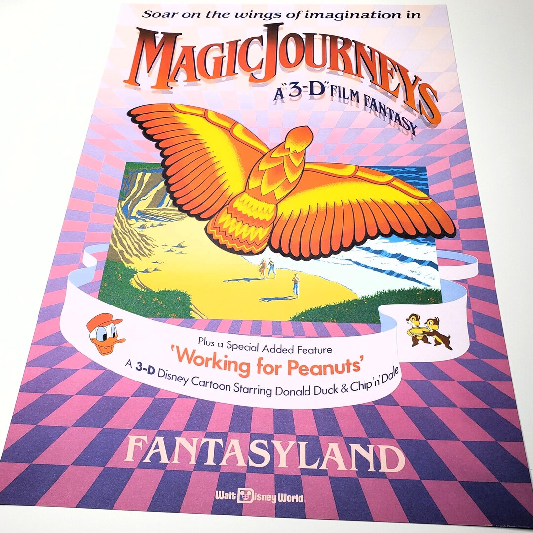 Magic Journeys Poster Authentic Disney Poster Art Walt Disney World ...
