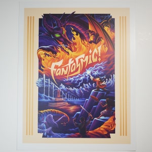 Fantasmic Poster Walt Disney World Disneyland Disney's Hollywood ...