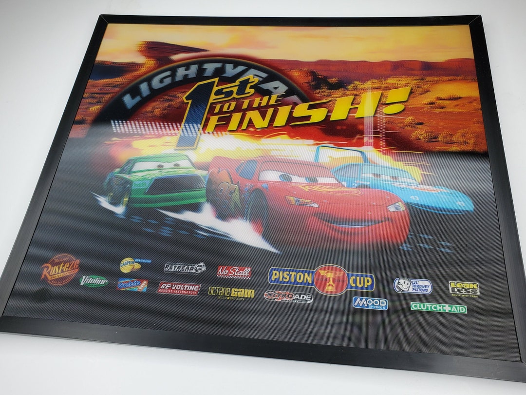 Cars 3D Framed Poster Disney Pixar Lenticular Movie Picture Art 12x14 ...