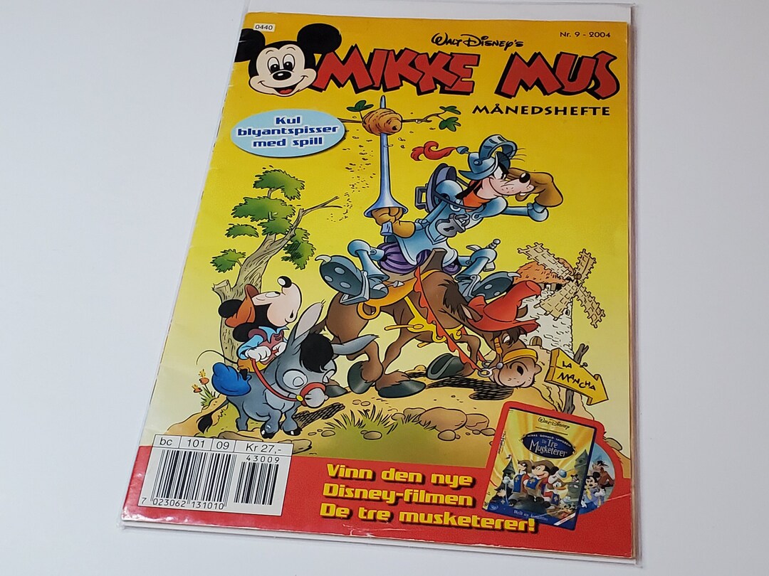 Walt Disney's Mikke Mus Comic Book Mickey Mouse in - Etsy