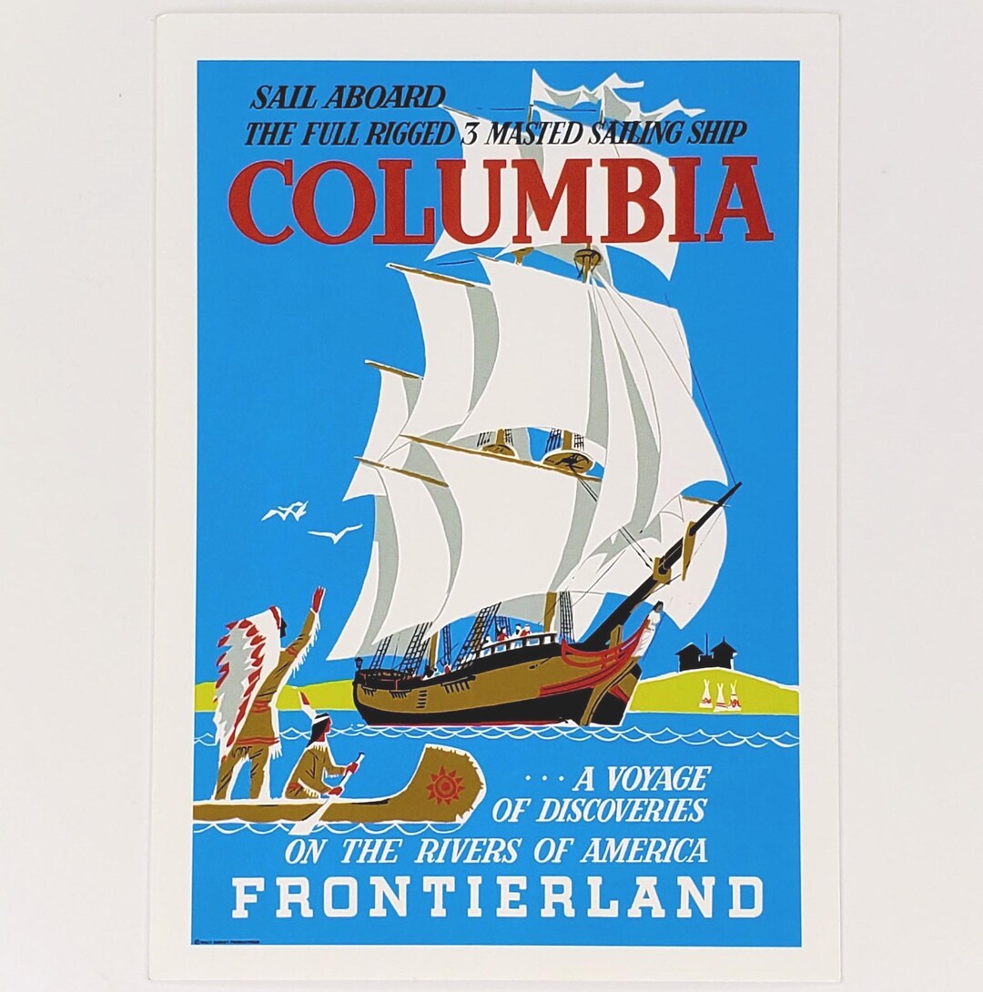 Vintage Columbia Postcard Disneyland Disney Gallery 40th Anniversary ...