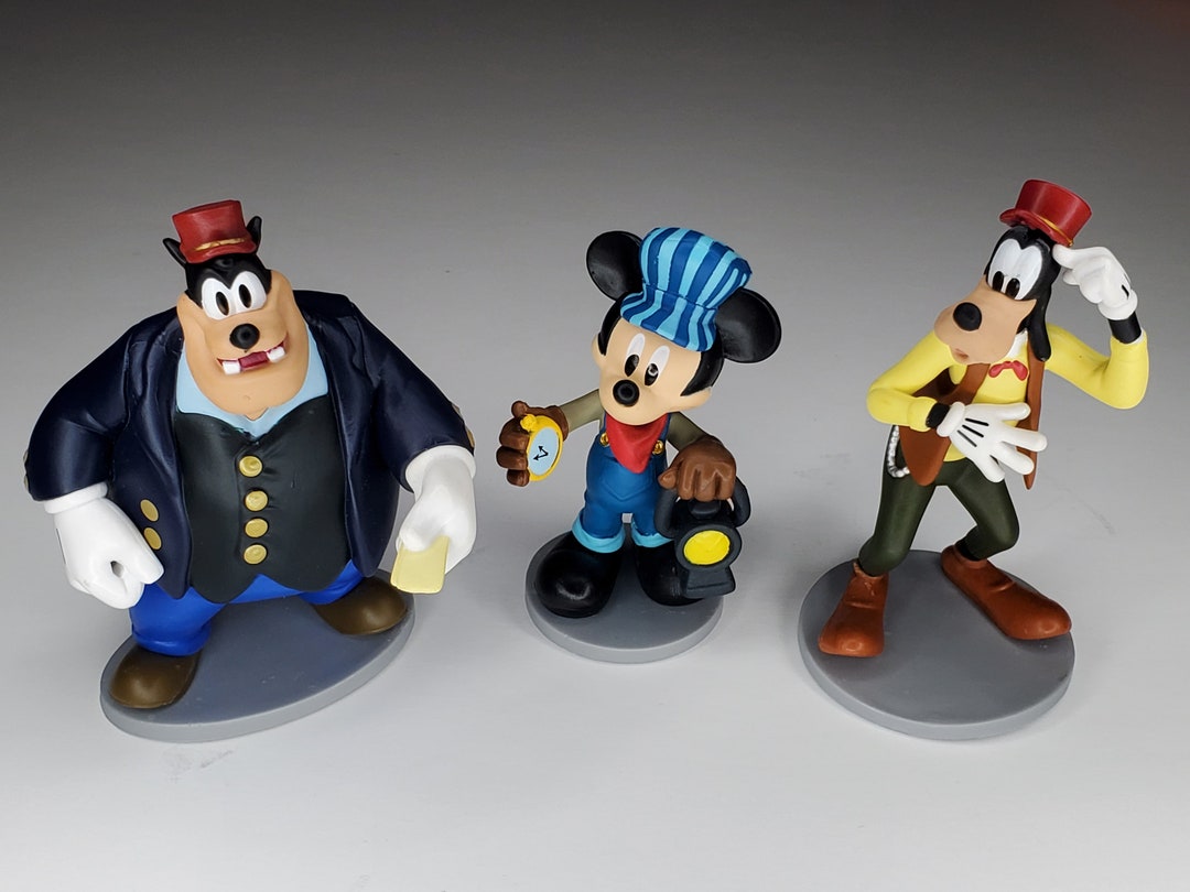 Disney Animator's Deluxe Figures Railroad Series Mickey Mouse Pegleg ...