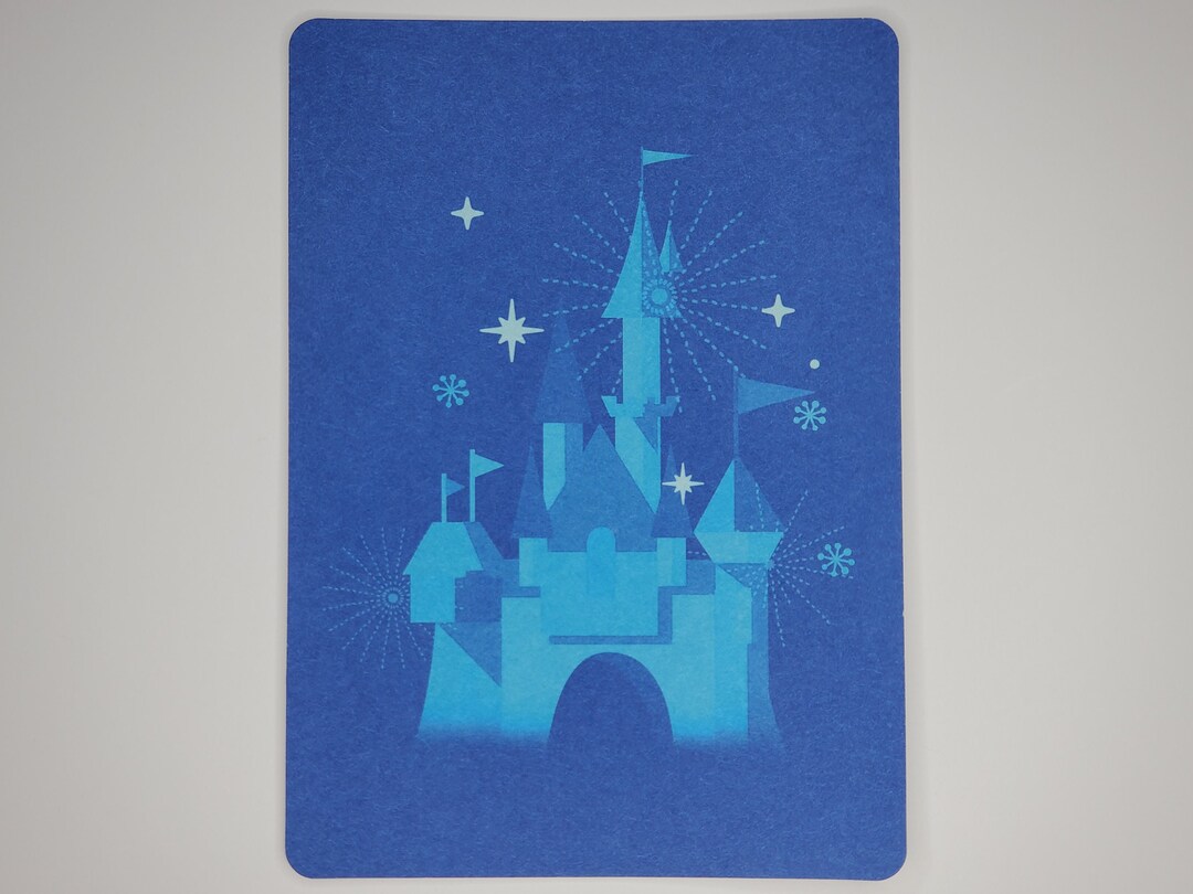 Cinderella Castle Postcard Magic Kingdom Walt Disney World - Etsy