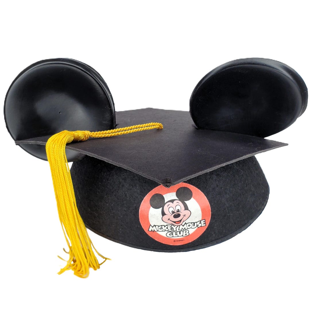 Mickey Mouse Ears Club Graduation Cap Disney Congrats Grad Mortarboard ...