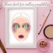 Makeup Face Charts for Artists – Printable & Procreate Templates ...