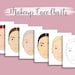 Makeup Face Charts for Artists – Printable & Procreate Templates ...