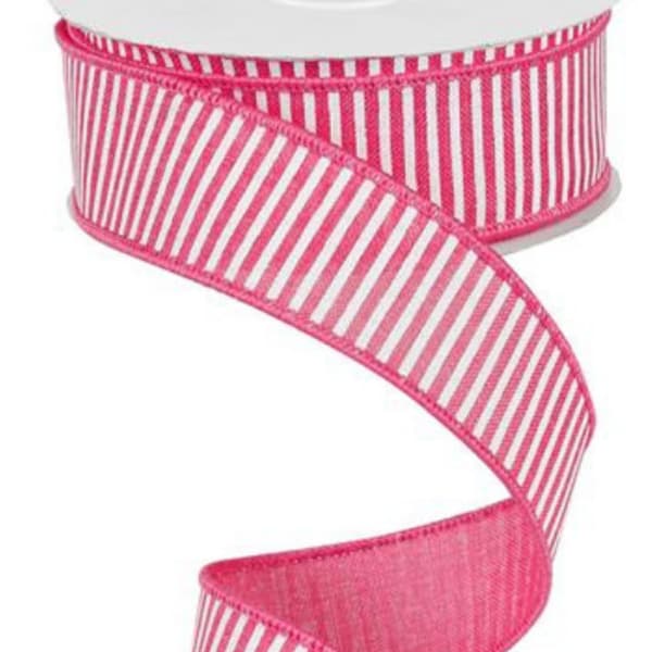 Pink Wired Ribbon - Etsy