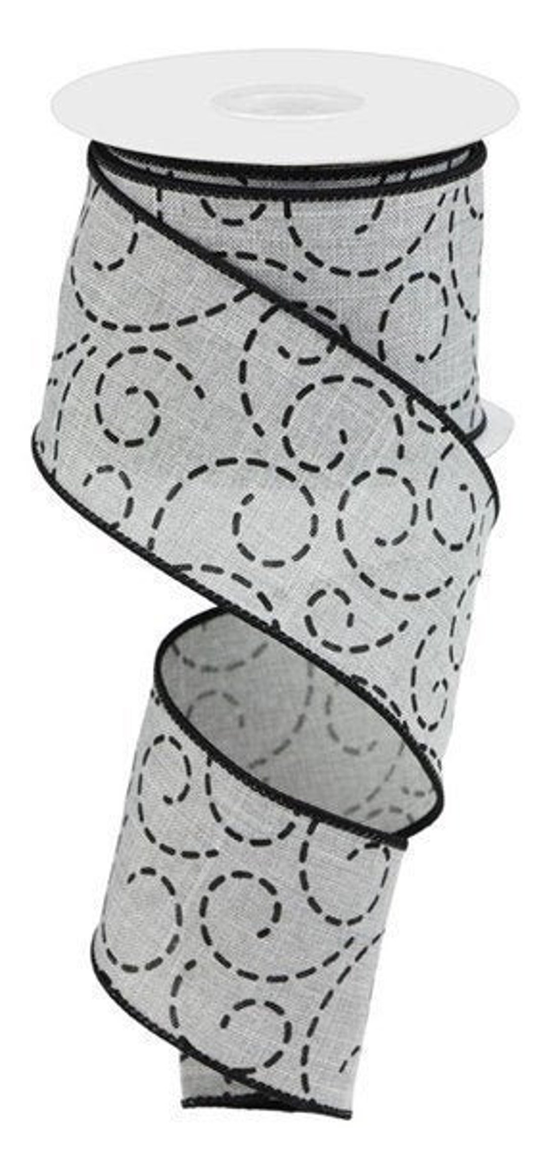 Dashed Swirls Wired Ribbon by the Roll 2.5" X 10 Yards RGC127510 - Etsy