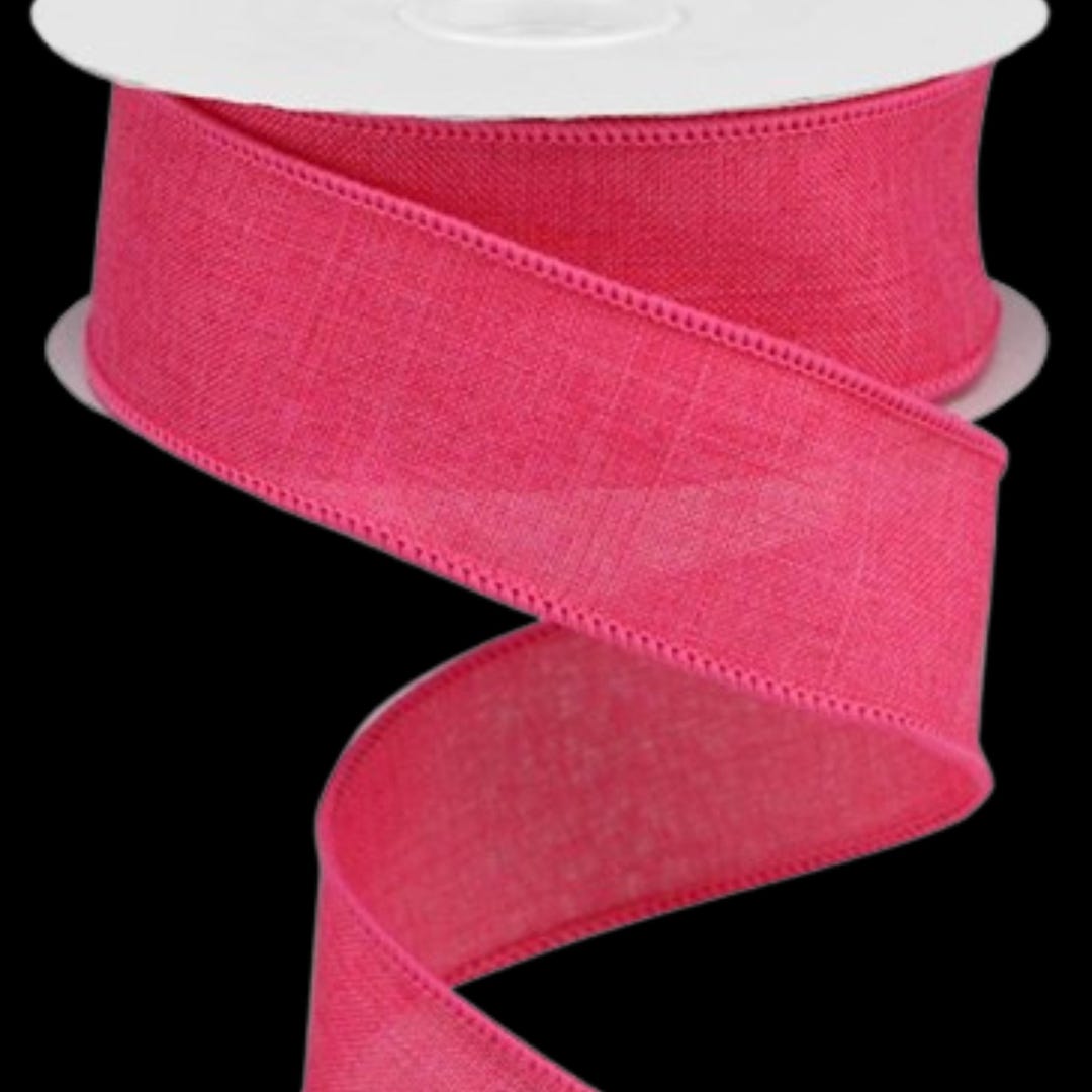 Hot Pink Fuchsia Wired Ribbon by the Roll 1.5" X 10 Yards RG127811 - Etsy