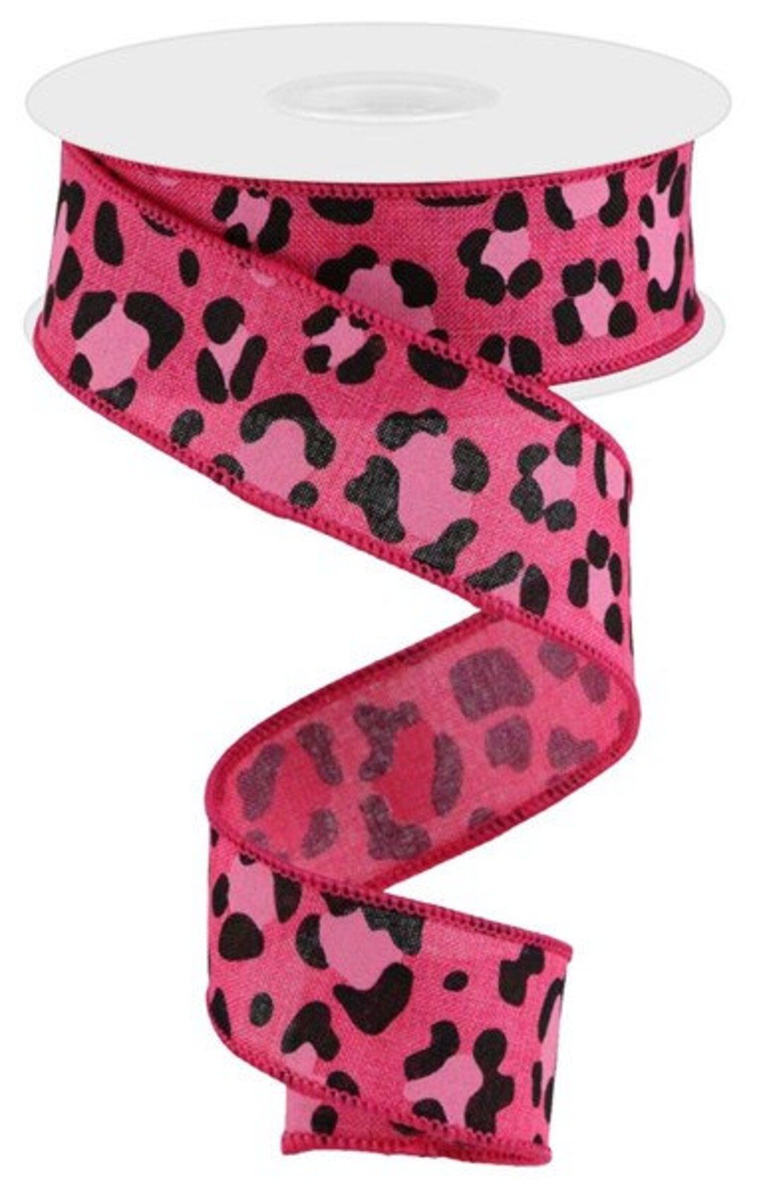 Leopard Print Wired Ribbon by the Roll 1.5" X 10 Yards RGC108111 - Etsy