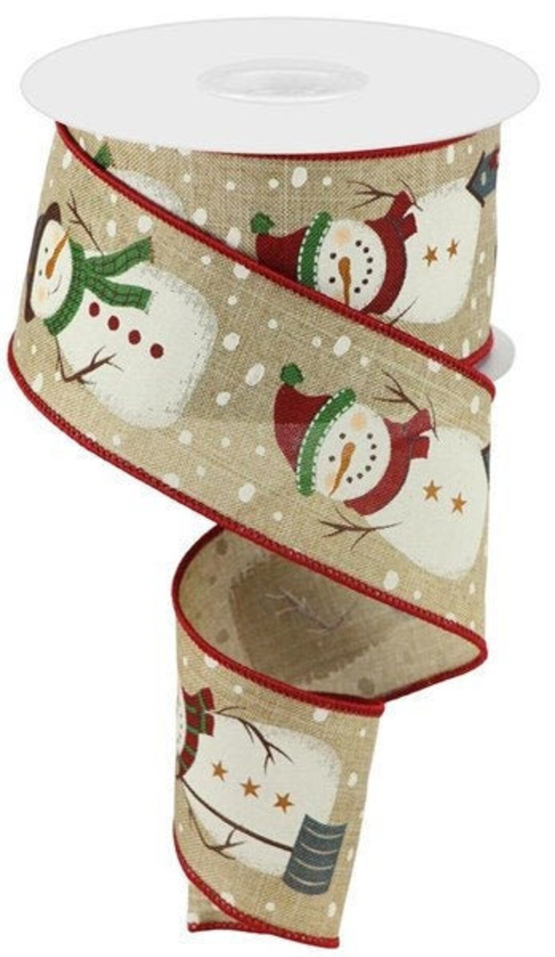 Rustic Snowmen Wired Ribbon by the Roll 2.5" X 10 Yards RGC16054Y - Etsy