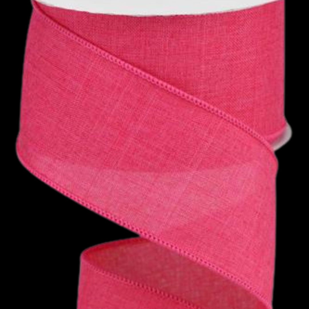 Hot Pink Fuchsia Wired Ribbon by the Roll 2.5" X 10 Yards RG127911 - Etsy