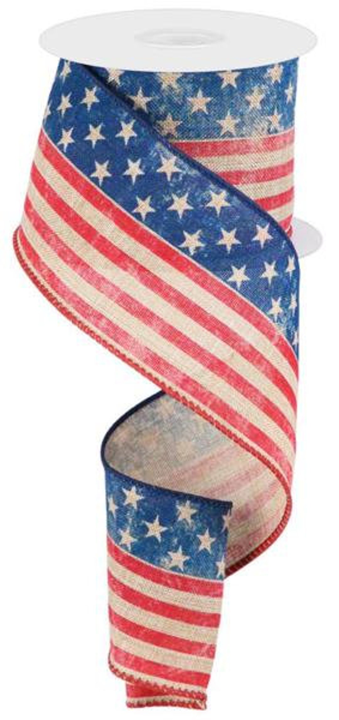 Patriotic Flag Wired Ribbon by the Roll 2.5" X 10 Yards RG1916A7 - Etsy