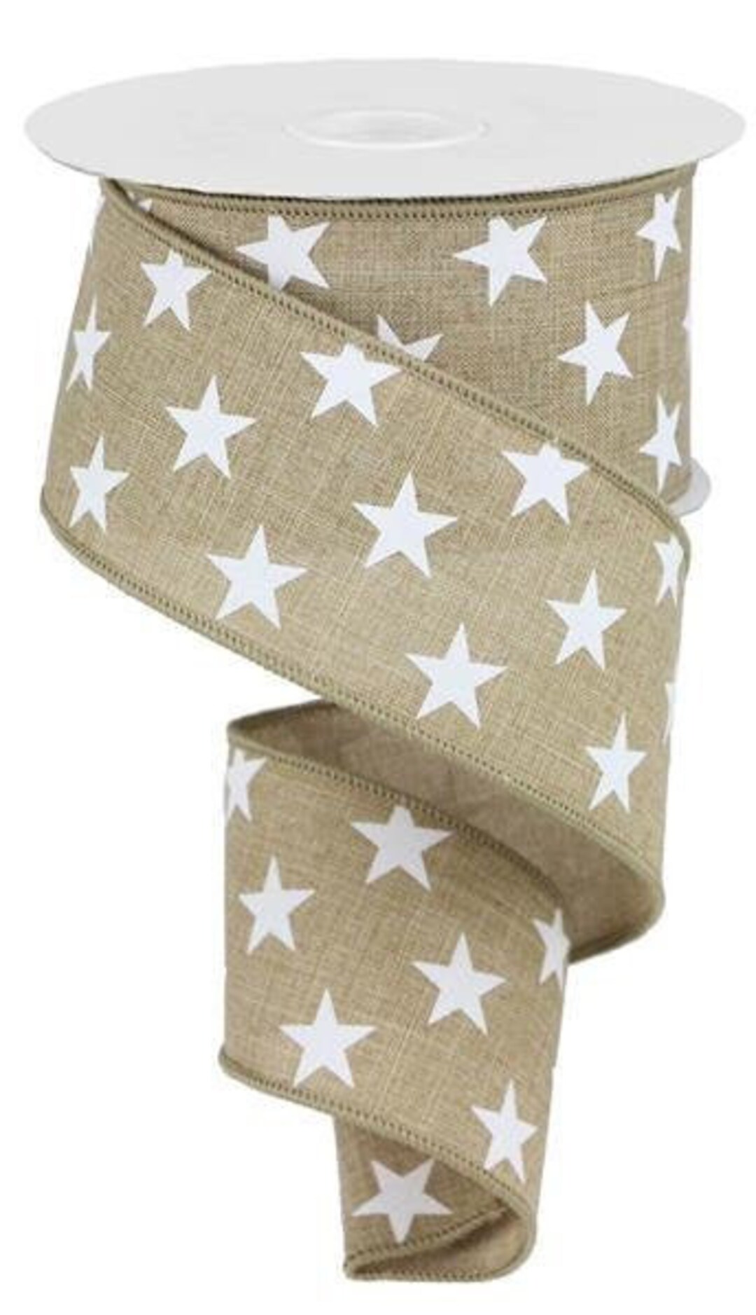 Patriotic Star Wired Ribbon by the Roll 2.5 X 10 Yards RGA1116N2 - Etsy