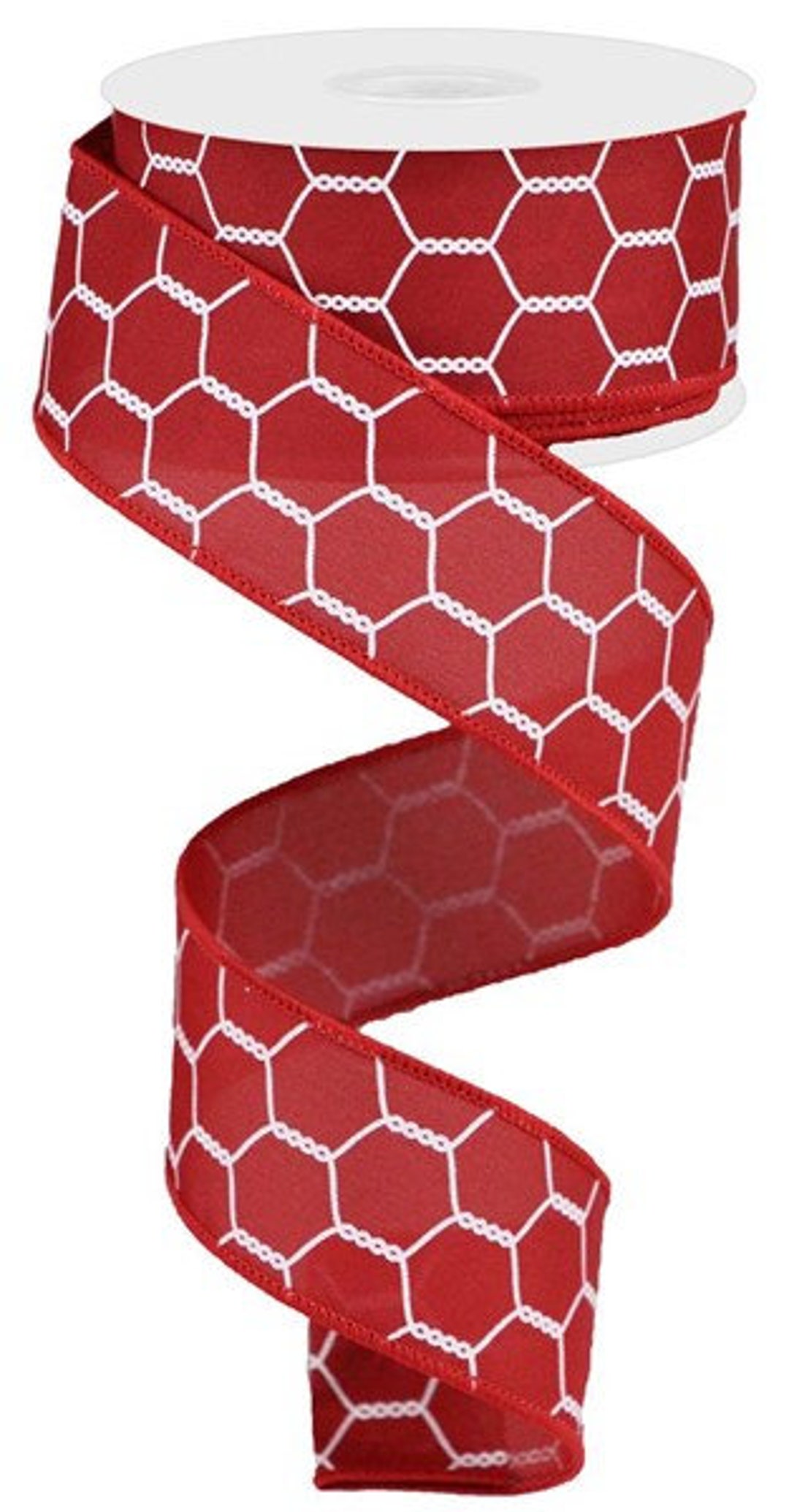 Chicken Wire Wired Ribbon by the Roll 1.5" X 10 Yards RGA108260 - Etsy