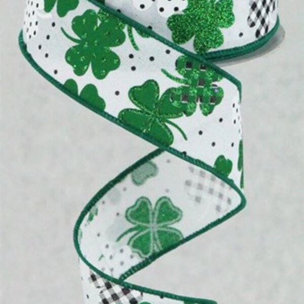 Shamrock Ribbon - Etsy