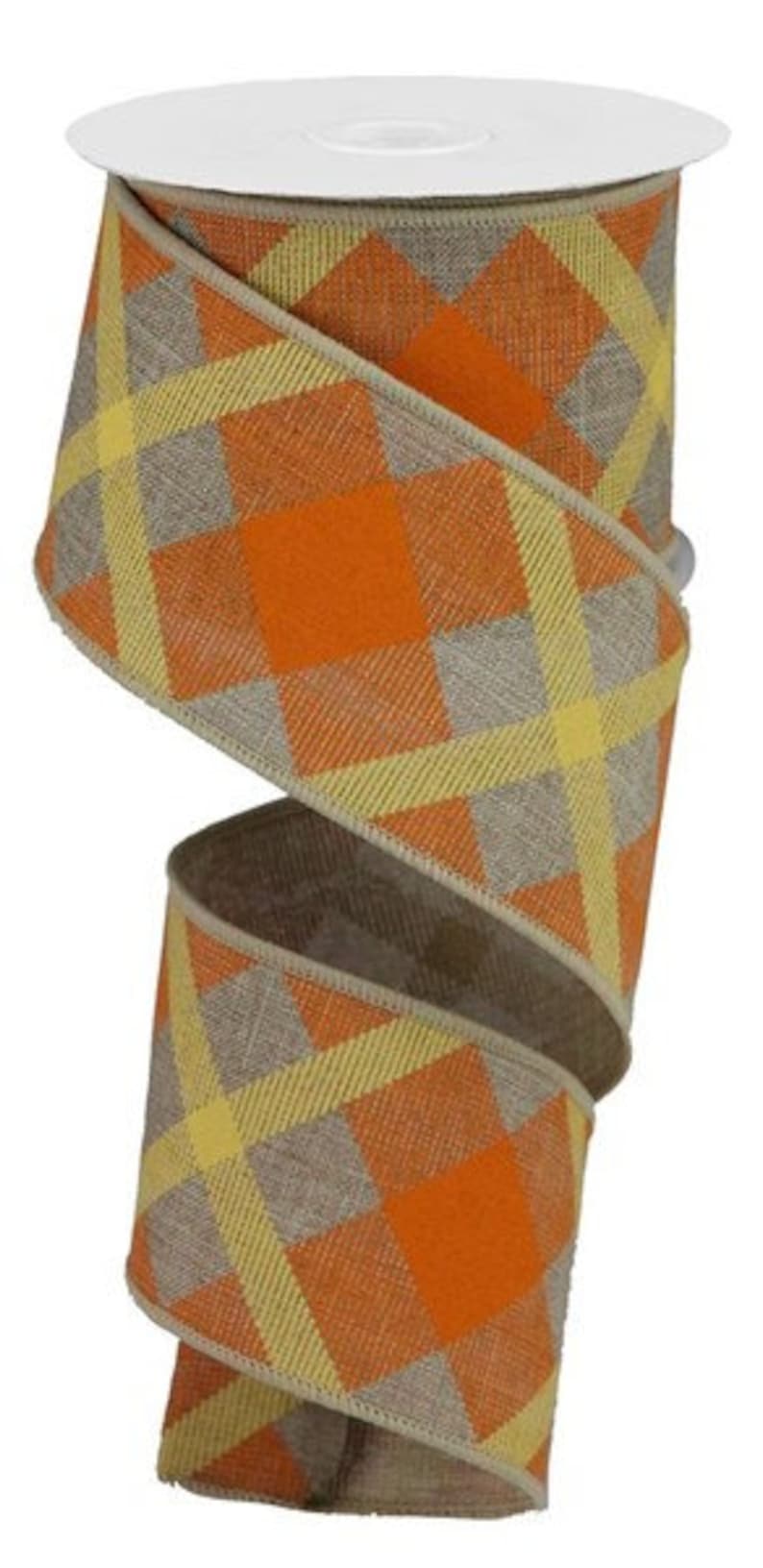 Fall Plaid Wired Ribbon By the Roll 2.5 X 10 YARD ROLL | Etsy