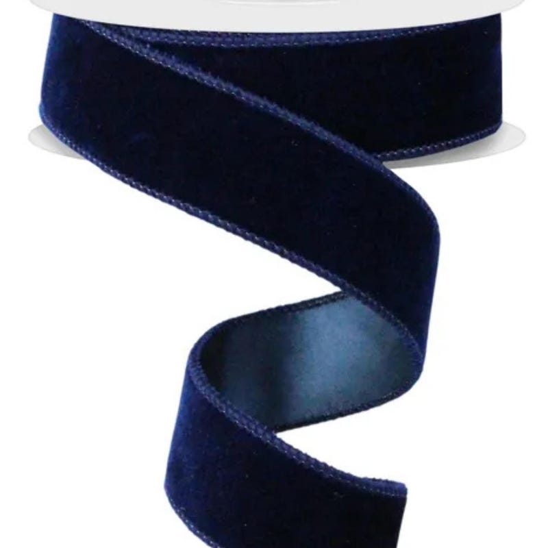 Navy Velvet - Etsy