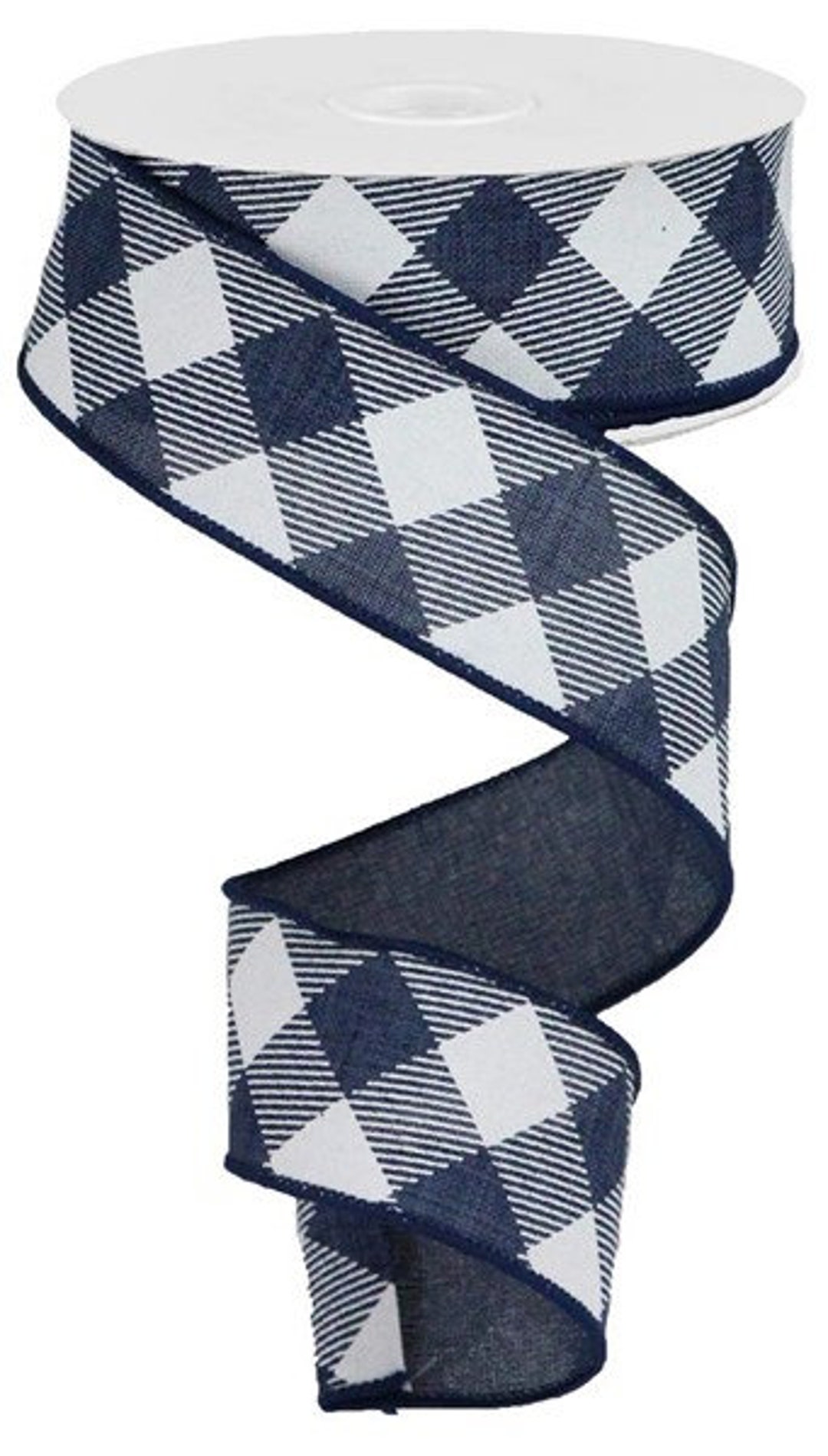 Plaid Wired Ribbon by the Roll 1.5" X 10 Yards RGA126419 - Etsy
