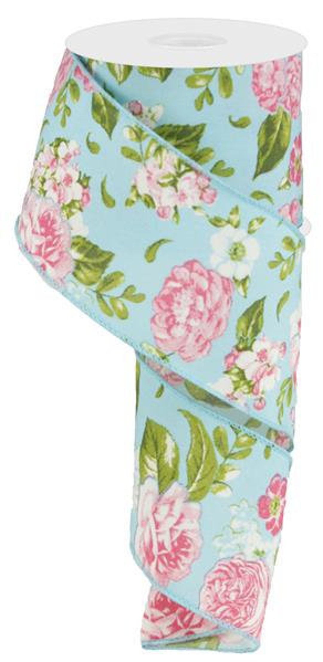 Floral Wired Ribbon by the Roll 2.5" X 10 Yards RG0172514 - Etsy