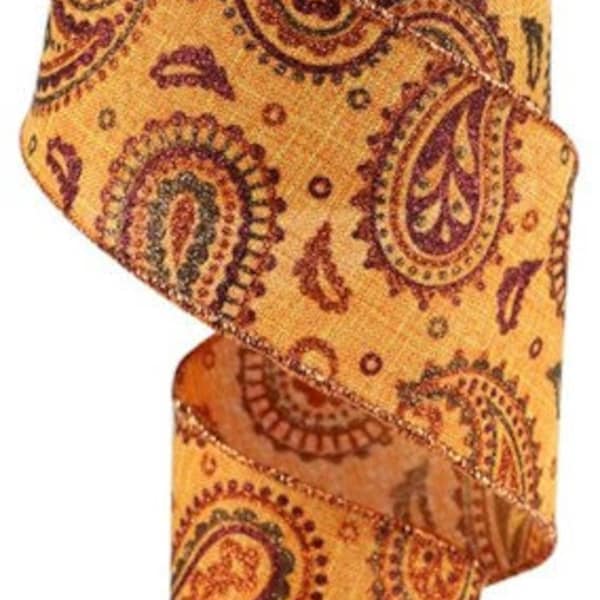 Paisley Ribbon - Etsy