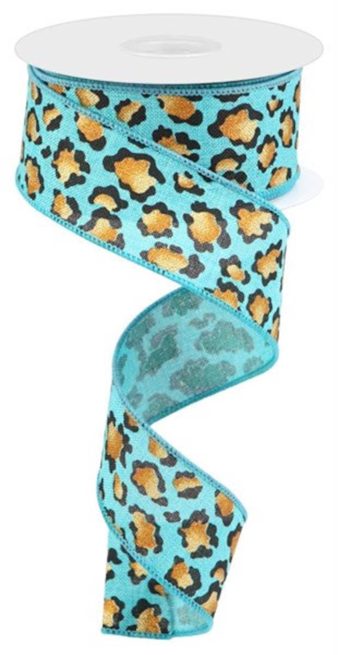 Metallic Animal Print Wired Ribbon by the Roll 1.5" X 10 Yards ...
