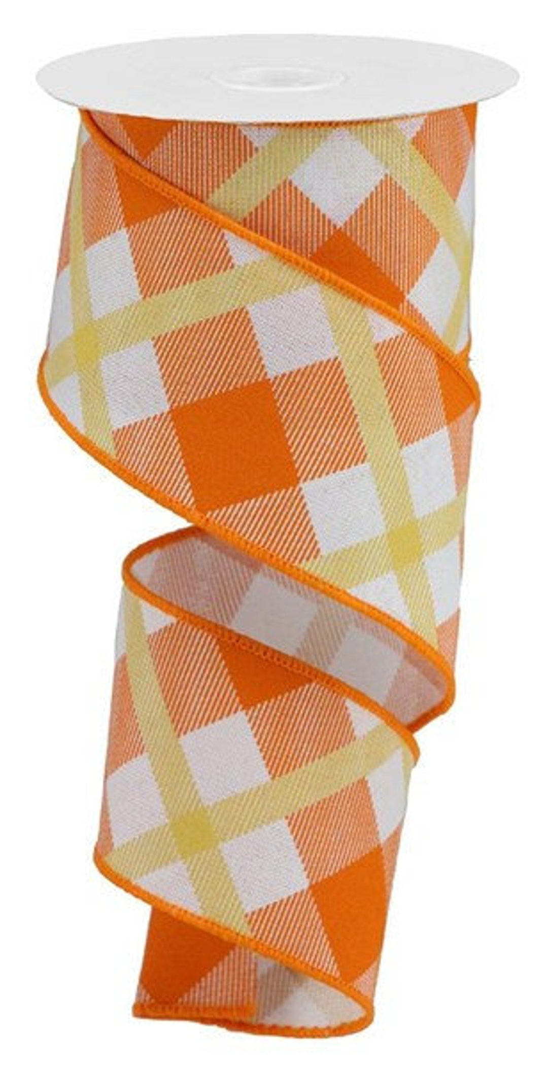 Spring Fall Plaid Wired Ribbon by the Roll 2.5" X 10 YARD ROLL - Etsy