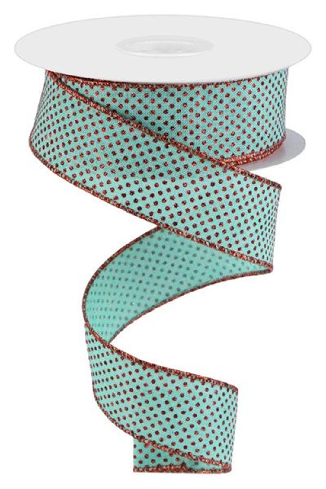 Micro Dot Wired Ribbon by the Roll 1.5" X 10 Yards RGA1731A6 - Etsy