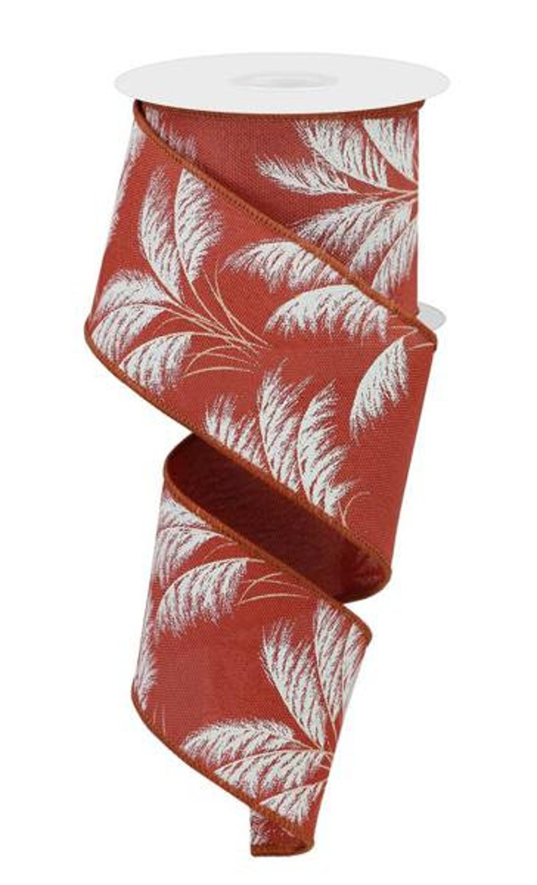 Pampas Grass Wired Ribbon by the Roll 2.5" X 10 Yards RGE159974 - Etsy