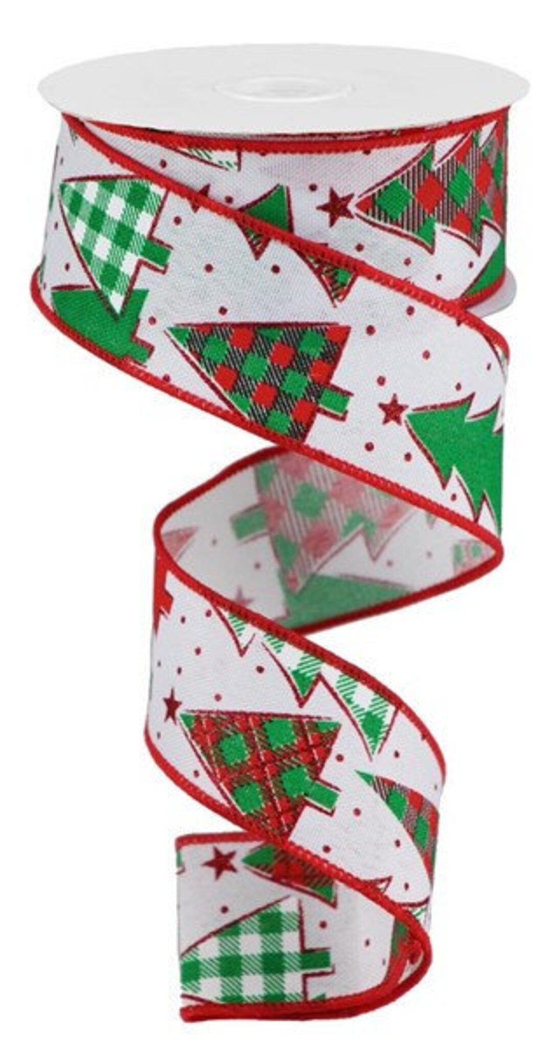 Christmas Wired Ribbon by the Roll 1.5 X 10 YARD ROLL - Etsy