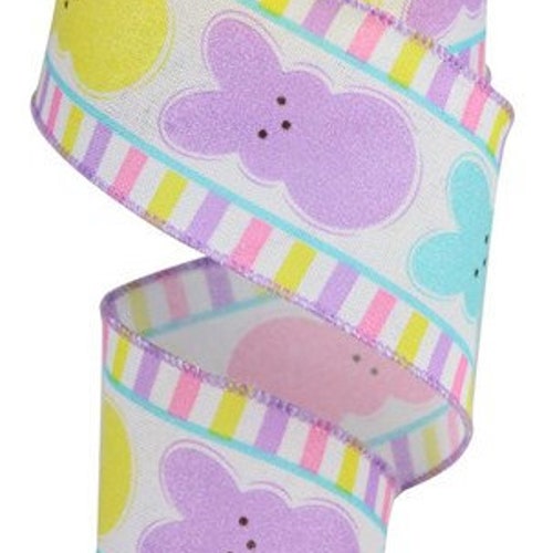 Easter Bunny Wired Ribbon by the Roll 2.5 X 10 Yards - Etsy