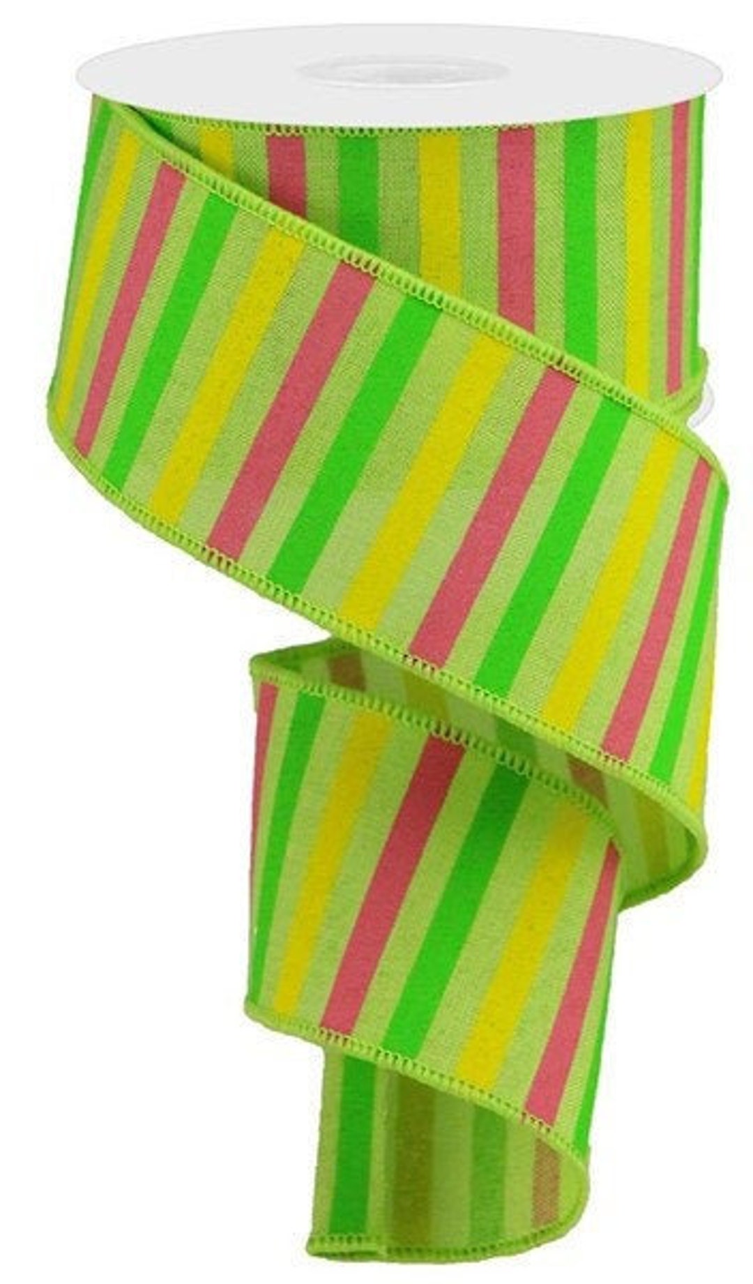 Spring Summer Wired Ribbon by the Roll 2.5" X 10 YARD ROLL RGA120509 - Etsy