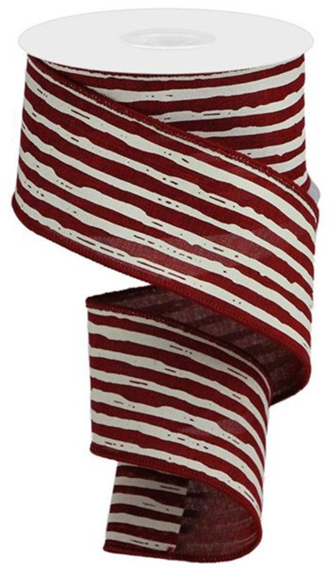 Irregular Stripe Wired Ribbon by the Roll 2.5 X 10 Yards RGA138205 - Etsy