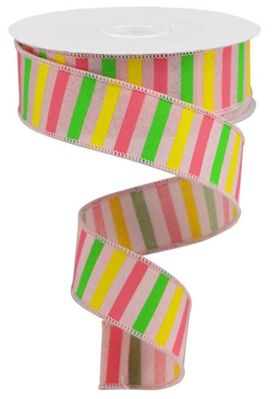 Spring Summer Wired Ribbon by the Roll 1.5" X 10 YARD ROLL RGA1204RD - Etsy