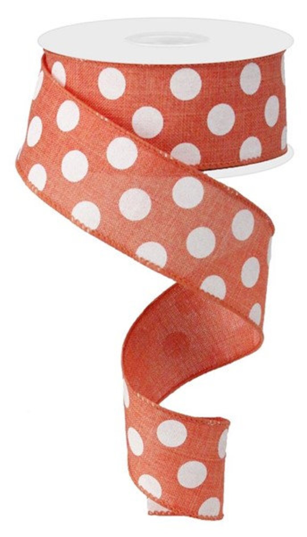 Polka Dot Wired Ribbon by the Roll 1.5 X 10 Yards RG01206NE - Etsy