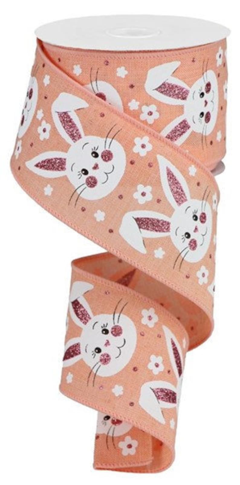 Easter Bunny Wired Ribbon 2.5 X 10 YARD ROLL - Etsy
