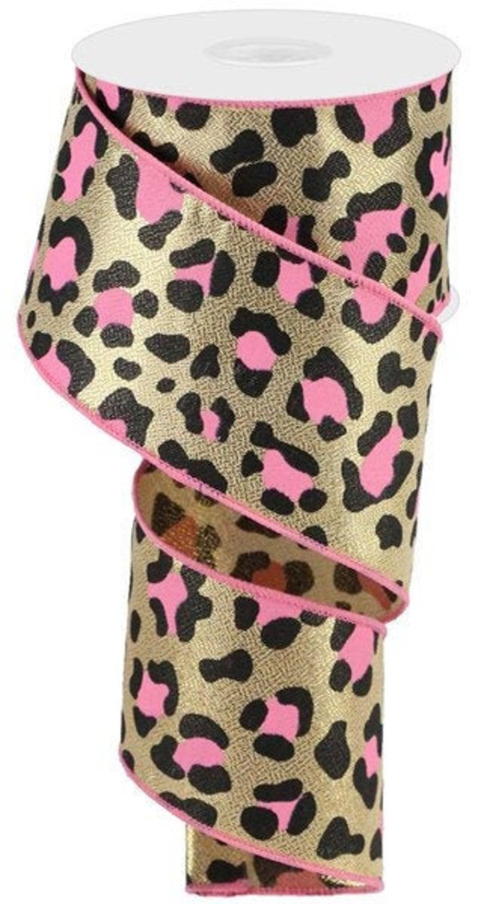 Leopard Print Wired Ribbon by the Roll 2.5 X 10 YARD - Etsy