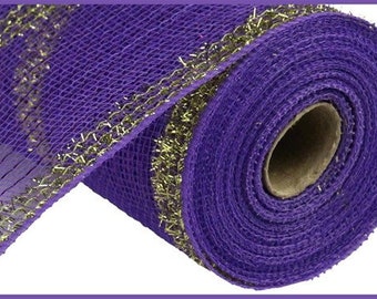 Purple Deco Mesh - Etsy