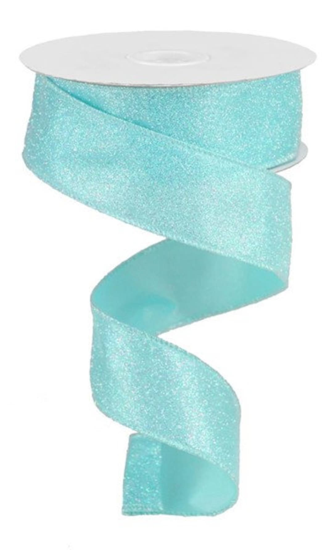 Iridescent Glitter Wired Ribbon by the Roll 1.5 X 10 - Etsy